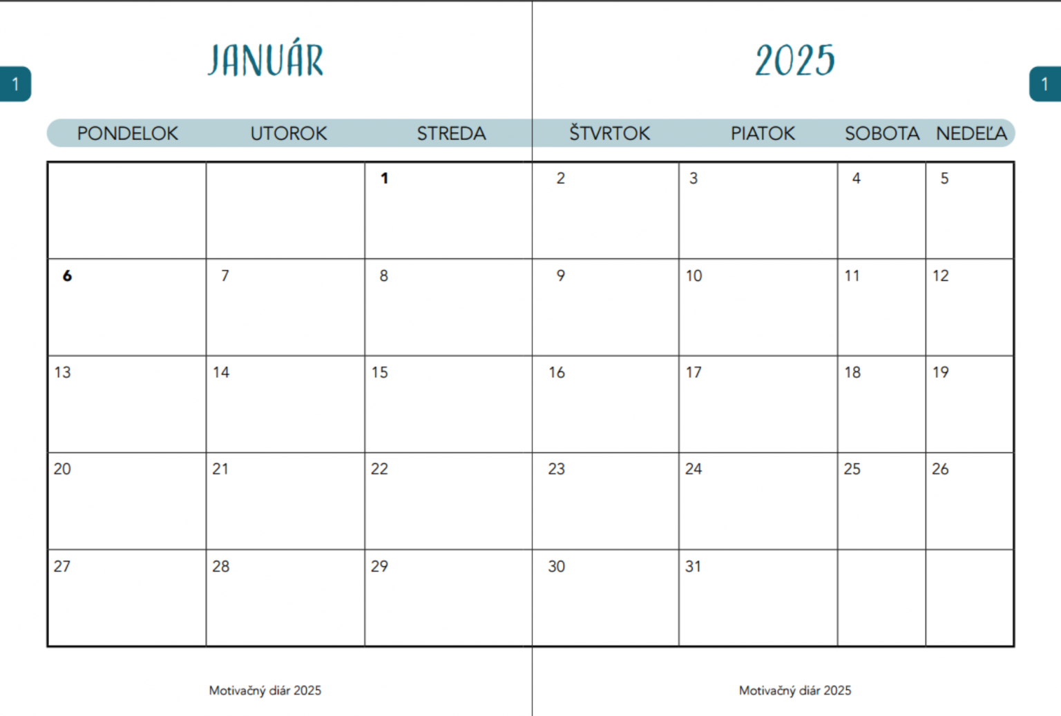 I CAN Motivačný diár 2025 - I Can Academy