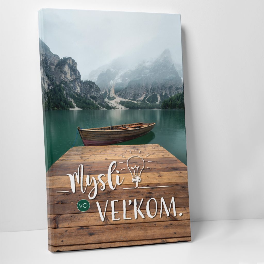 Mysli vo veľkom - motivačný obraz - I Can Academy