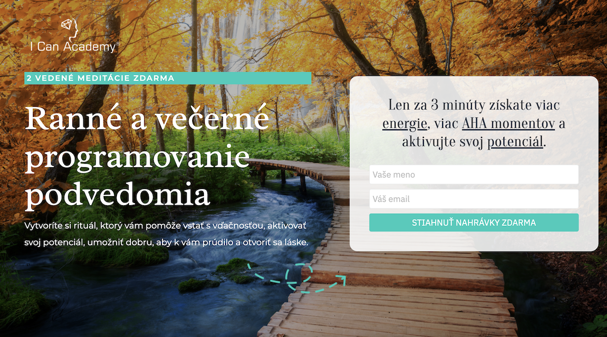 Programovanie podvedomia - I Can Academy